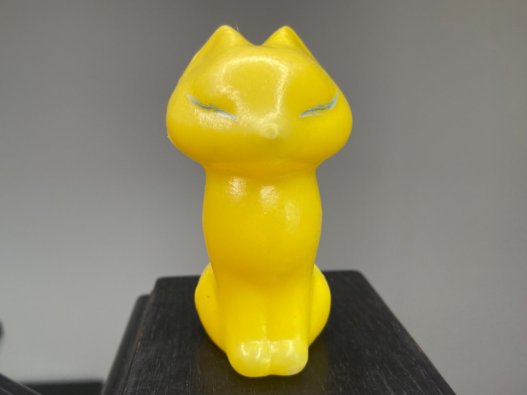 Soviet Unique Plastic Toy Fox, Vintage Toy, USSR Toy, Soviet Yellow Fox ...