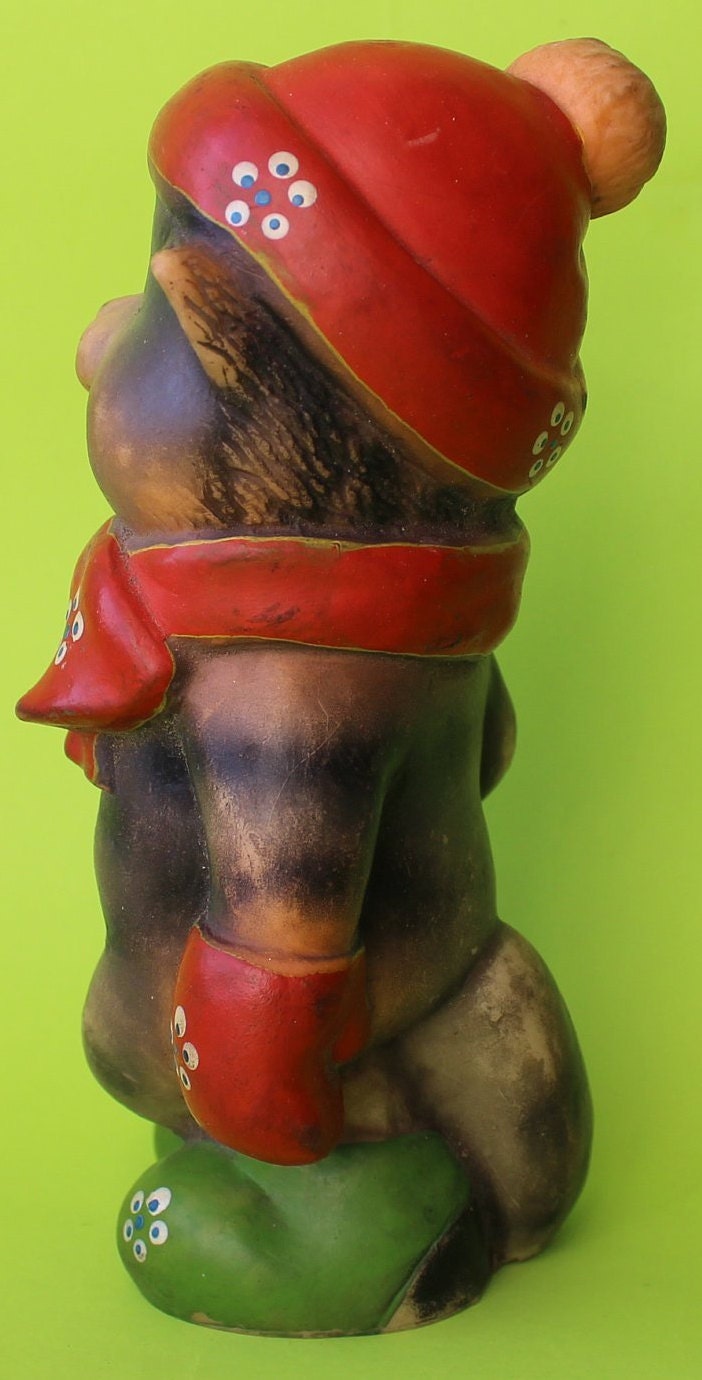 USSR toy soviet rubber toy vintage toy USSR toy cat | Etsy