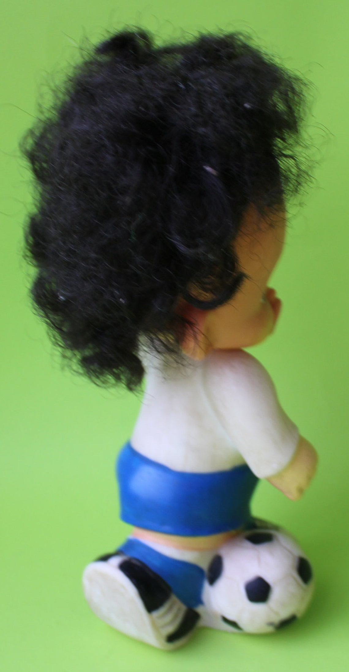 Vintage Soviet Rubber Football Player Toy, USSR 1960s - Etsy