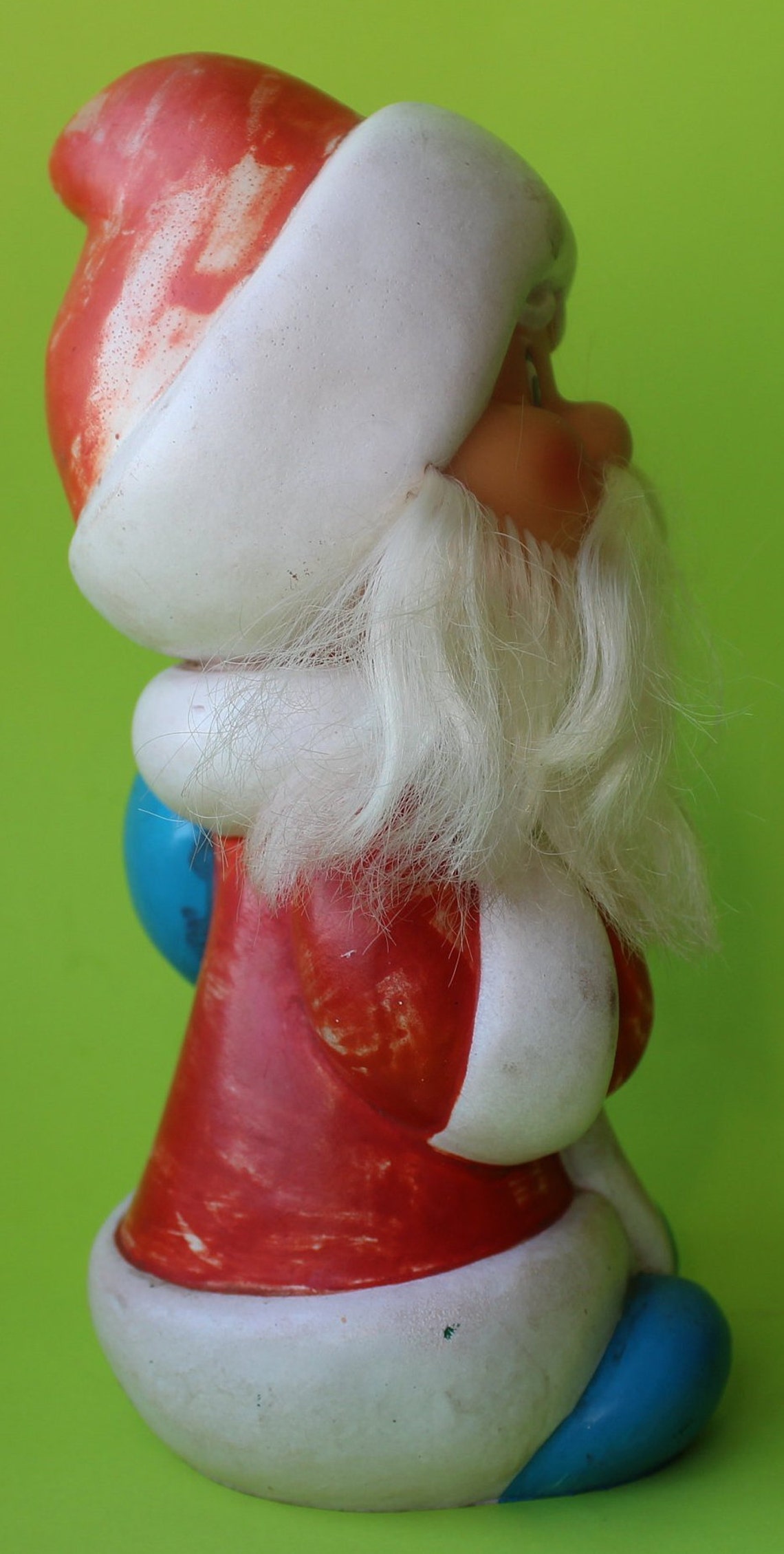 Vintage Soviet Rubber Ded Moroz Toy, USSR Santa Claus - Etsy