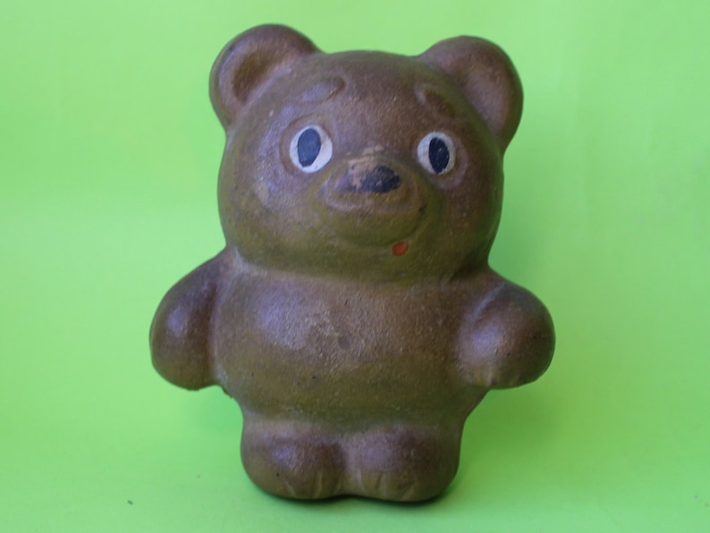 Vintage Rubber Toy Vintage Toy Rubber Bear Retro Bear - Etsy