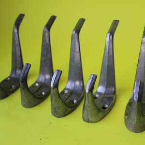 Soviet Hooks, Set of 5 Soviet Wall Hooks, Soviet Coat Hook, Metal Wall ...