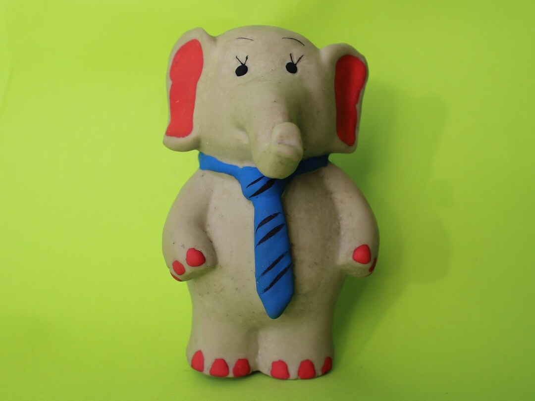 Rare Rubber Toy, Vintage Toy, Retro Elephant, Elephant, Vintage Rubber ...