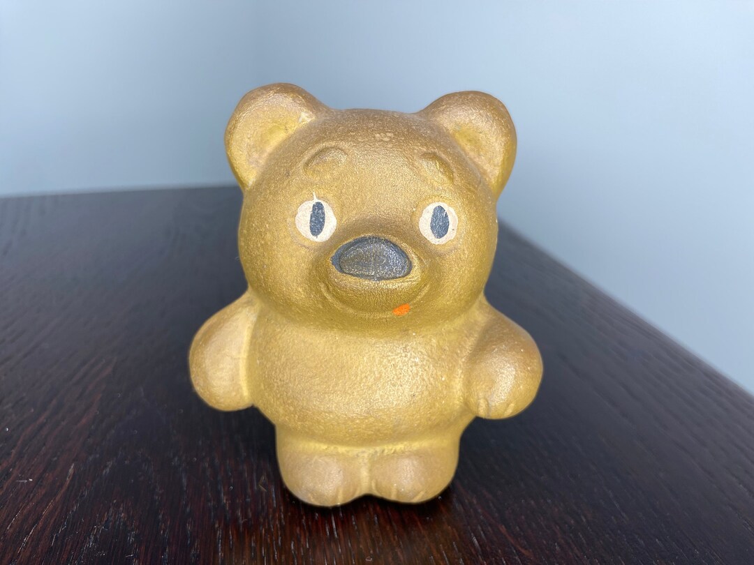 Vintage Rubber Toy, Vintage Toy, Rubber Bear, Retro Bear, Bear, Animal ...