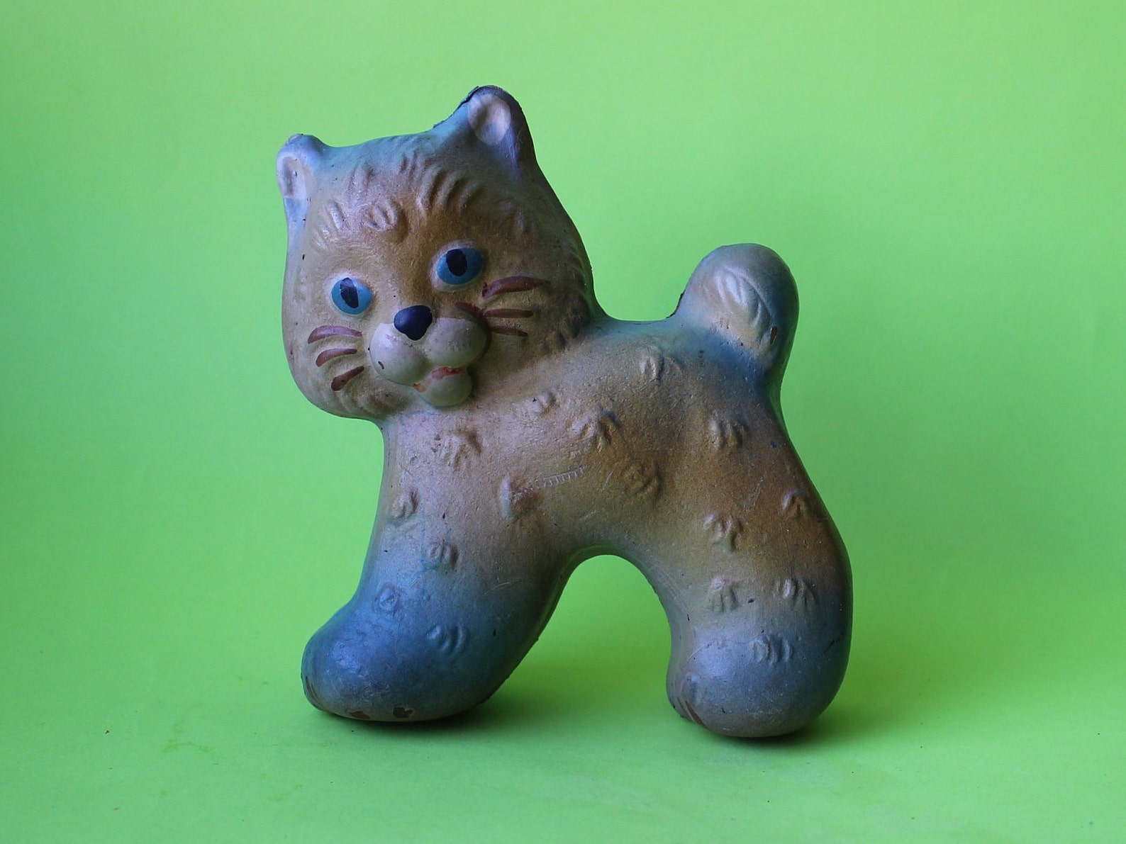 Very Rare Soviet Rubber Toy Cat Soviet Rubber Toy Vintage | Etsy