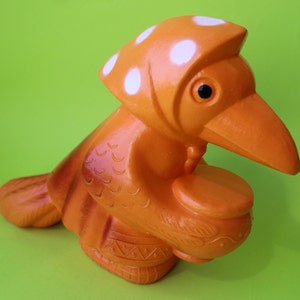 Very Rare Toy, Plastic Toy, Vintage Toy, Magpie, Bird, Soviet Plastic ...