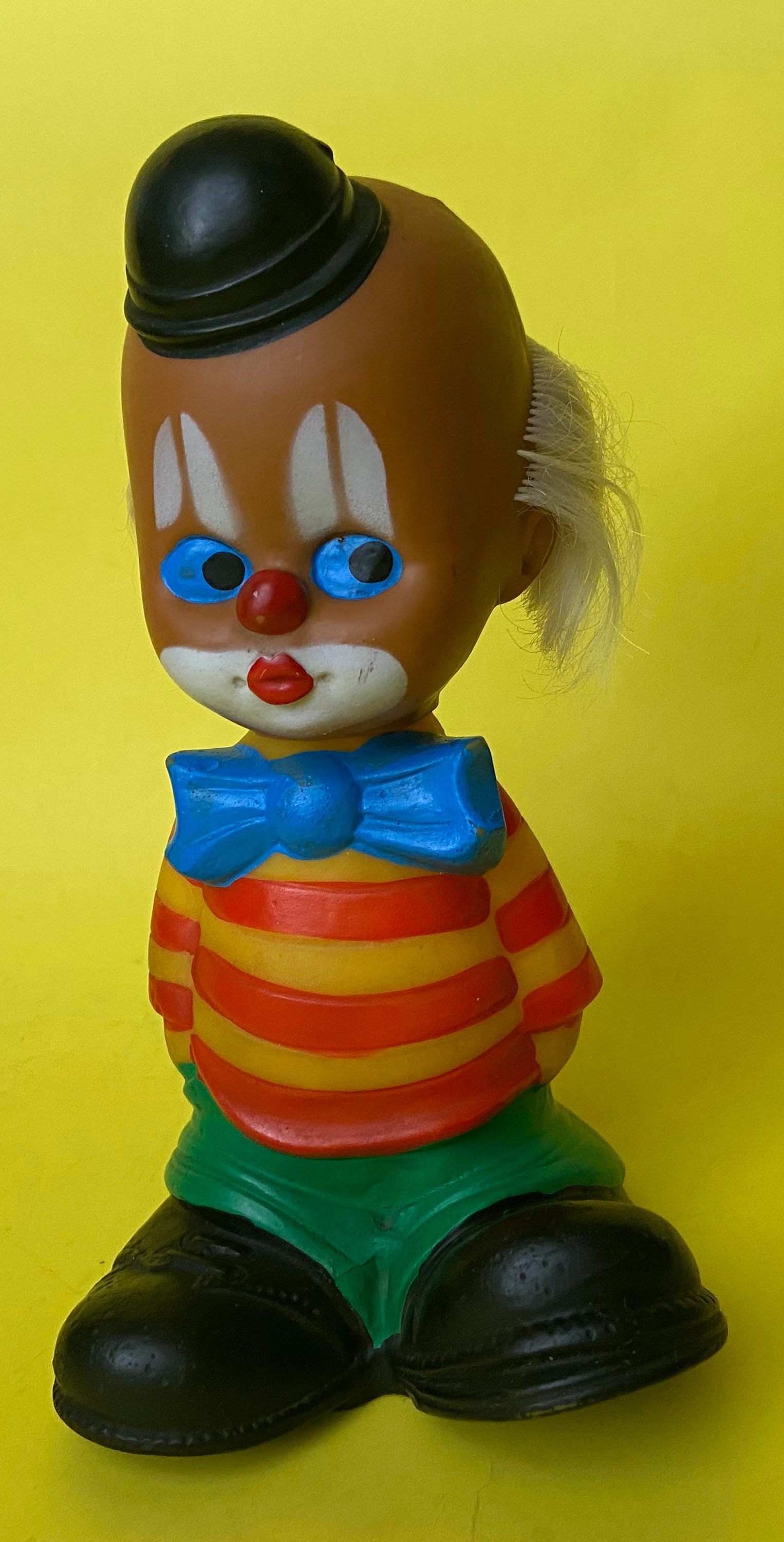Yugoslavia Rubber Toy Clown Vintage Toy Clown Jugoplastika - Etsy