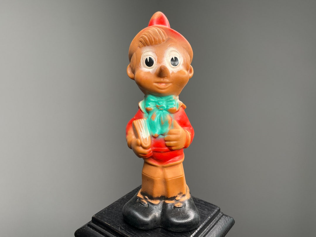 Rubber Pinocchio, Rubber Toy, Vintage Toy, Retro Toy Pinocchio ...