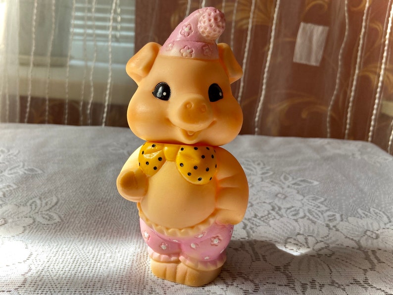 Soviet Rubber Toy Vintage Toy USSR Toy USSR Pig Soviet - Etsy