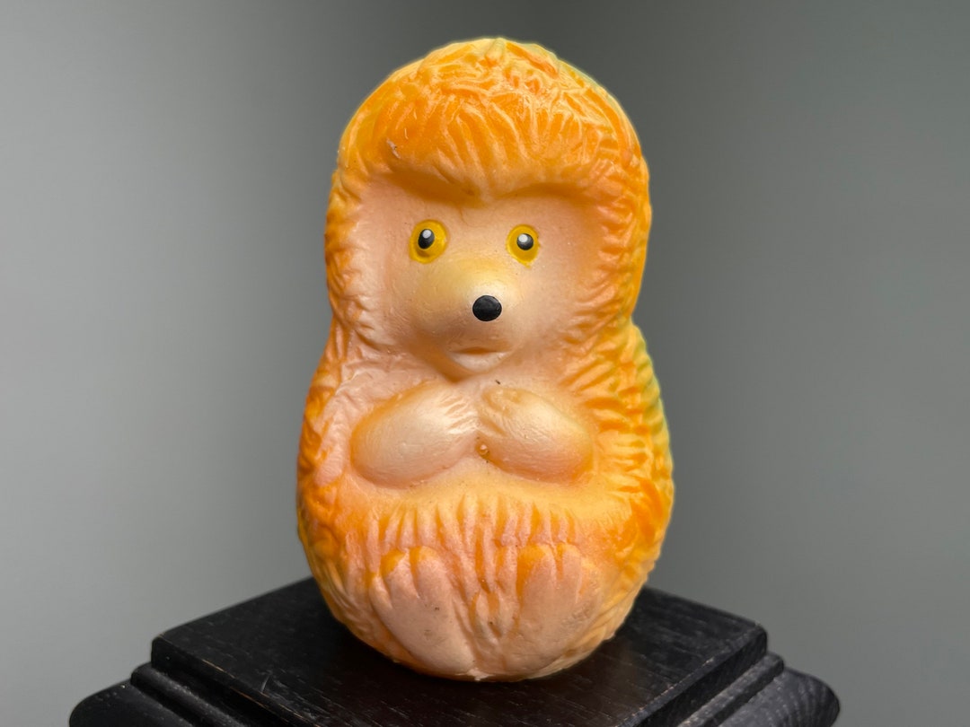 NOS, Soviet Rubber Toy, Vintage Toy, USSR Hedgehog, Soviet Hedgehog ...