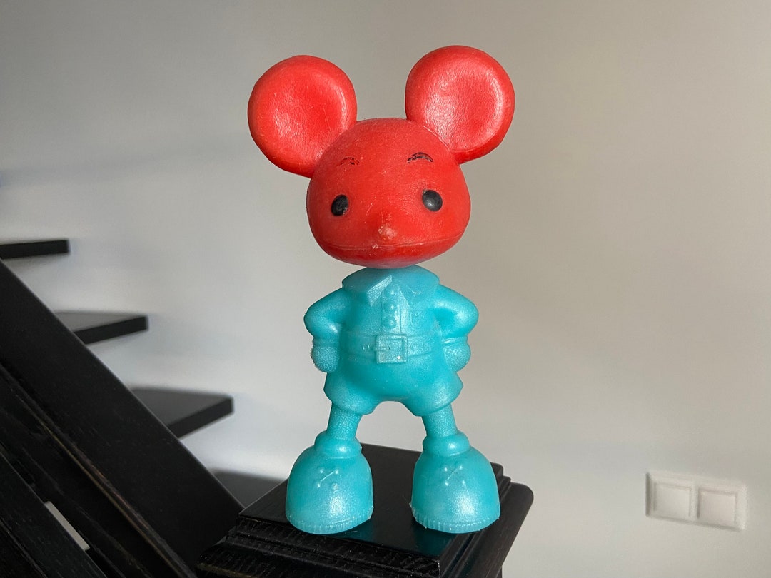 Soviet Plastic Toy, Vintage Toy, Mouse, Toy Mouse, USSR Mouse, USSR ...