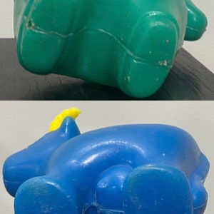 Set of 2 Soviet Plastic Domestic Toys, Soviet Plastic Toy Ram, Soviet ...