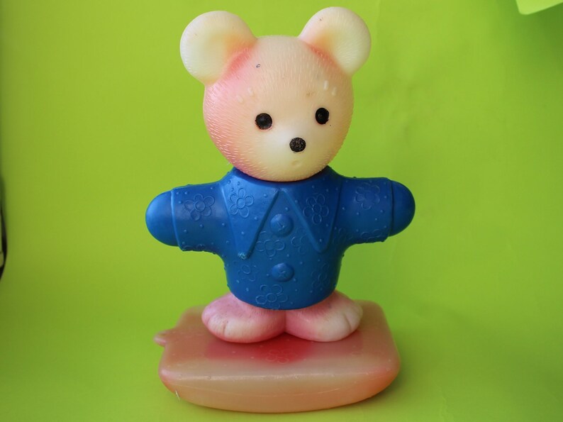 Soviet Plastic Toy Vintage Toy USSR Toy Soviet Bear Soviet - Etsy