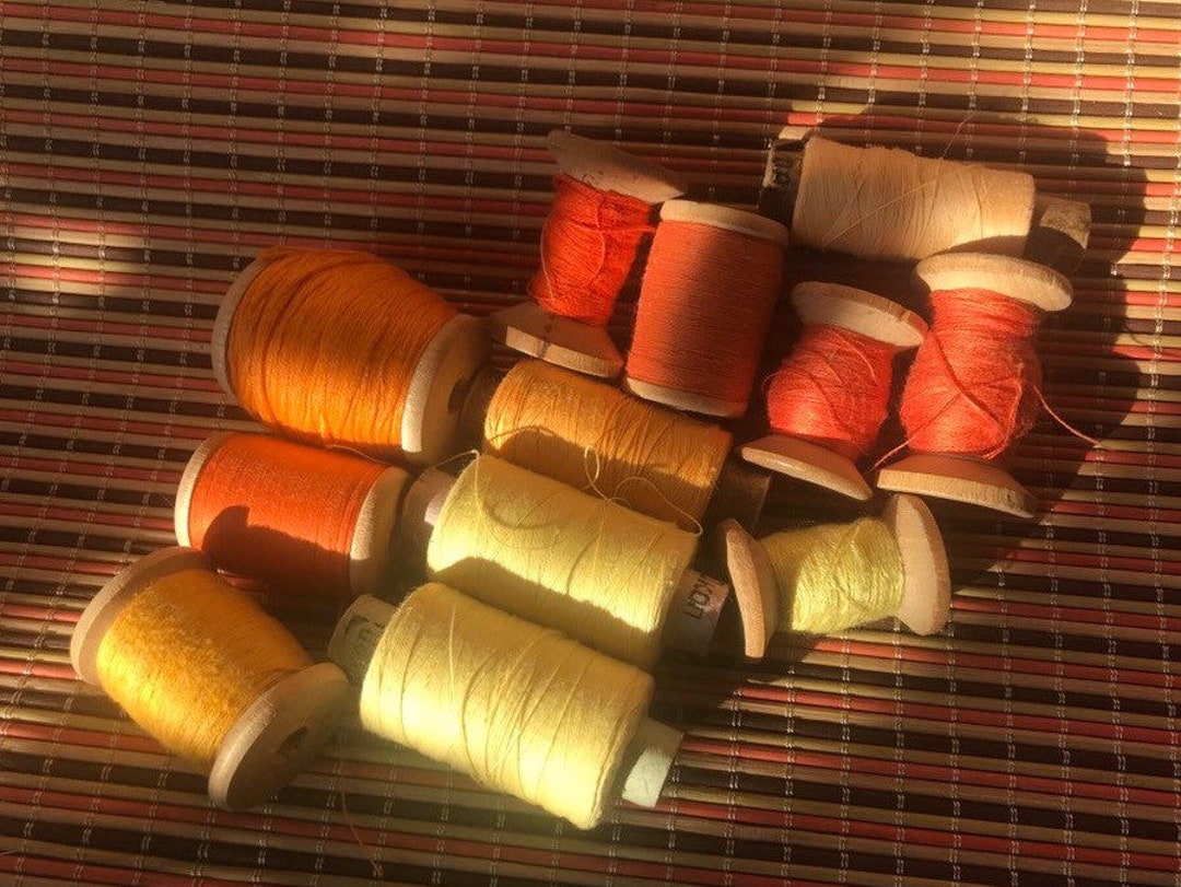 Set of 12 Vintage Soviet Thread Spools, Vintage Soviet Thread Spools ...