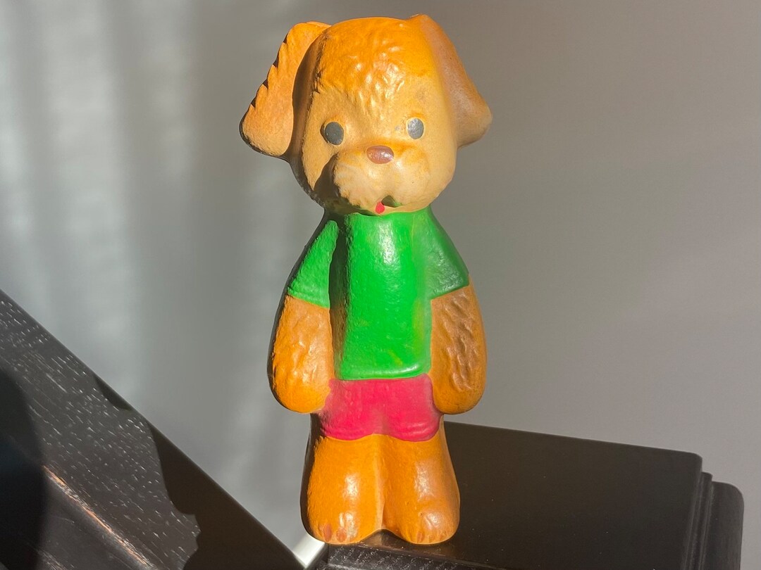 Soviet Rubber Toy, Vintage Toy, USSR Toy, Dog, USSR Dog, Soviet Dog ...