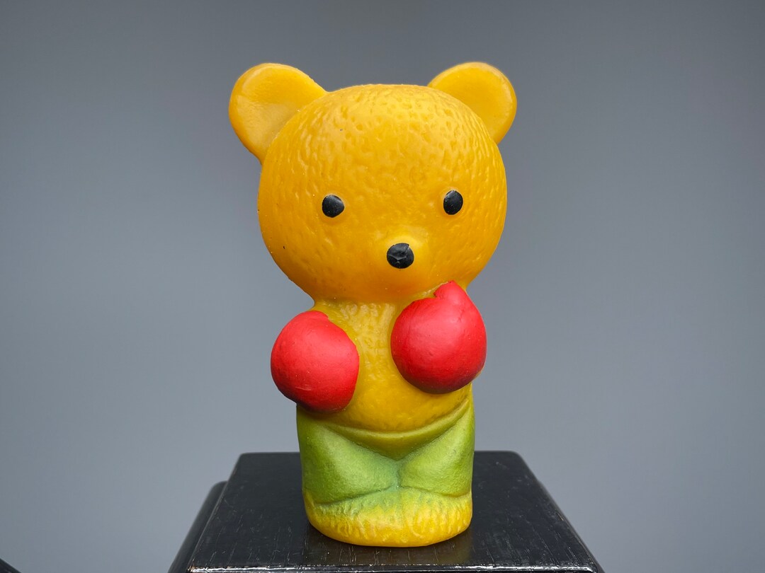 Vintage Rubber Bear Toy, Vintage Toy, Rubber Bear, Retro Bear, Animal ...