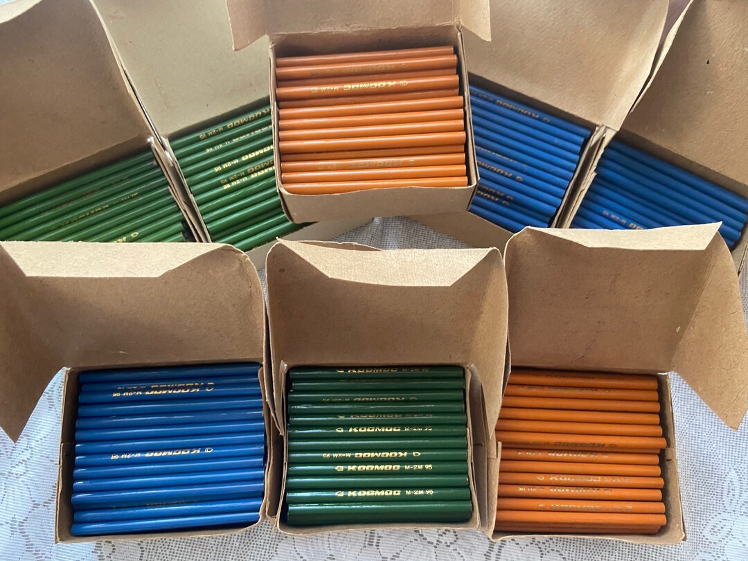 NOS Vintage Soviet Graphite Pencils, 100 Piece Stationery Set - Etsy
