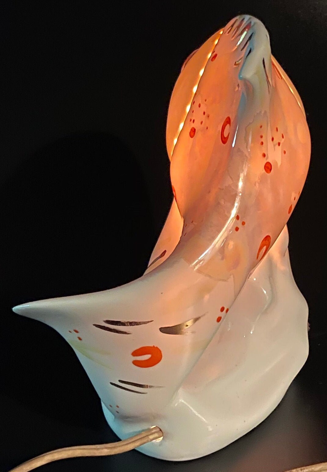 Very Rare Soviet Ceramic Night Light Vintage Porcelain Lamp - Etsy