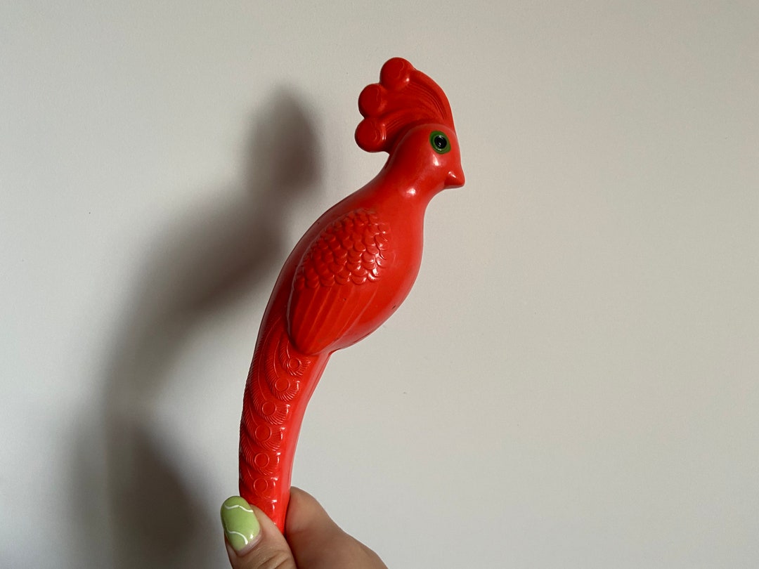 Soviet Plastic Rattle Parrot, Vintage Toy, USSR Rattles, Soviet Rattles ...