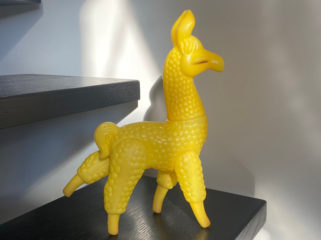 Vintage Soviet Plastic Alpaca Toy, 1980s USSR Lama - Etsy