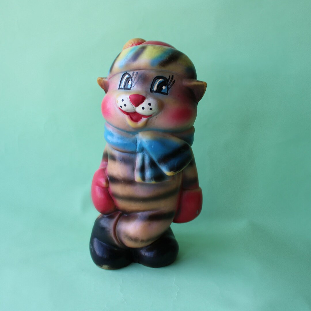 Juguete de la URSS, juguete de goma soviético, juguete vintage, juguete ...