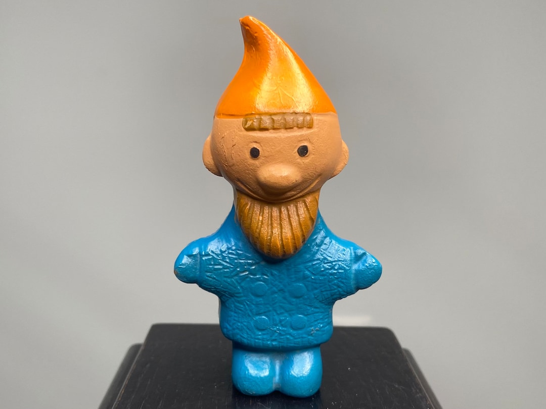 Soviet Rubber Gnome Toy, Vintage Toy, USSR Toy, USSR Gnome, Soviet ...
