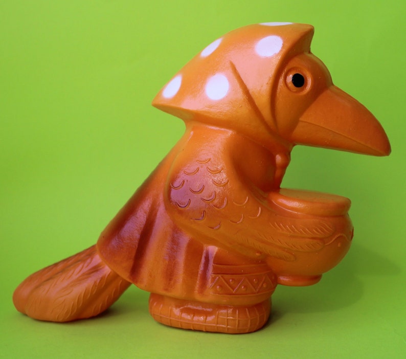 Very Rare Toy Plastic Toy Vintage Toy Magpie Bird Soviet - Etsy