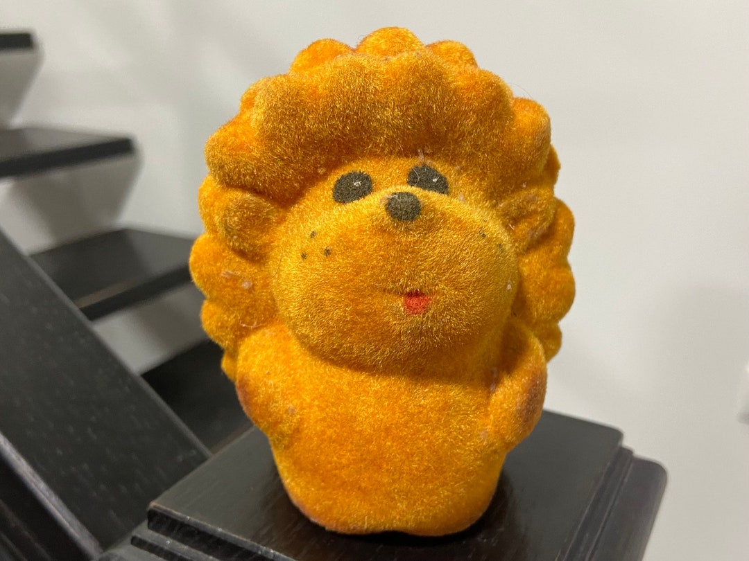 Soviet Flocked Toy Hedgehog, Vintage Flocked Hedgehog Toy, Retro ...