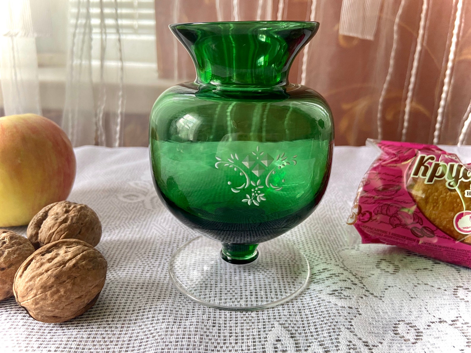 Soviet Green Vase Vintage Green Vase Retro Vase Soviet - Etsy