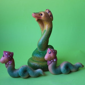Soviet Rubber Snake, Vintage Toy, USSR Toy, Snakes, USSR Snake, Soviet ...