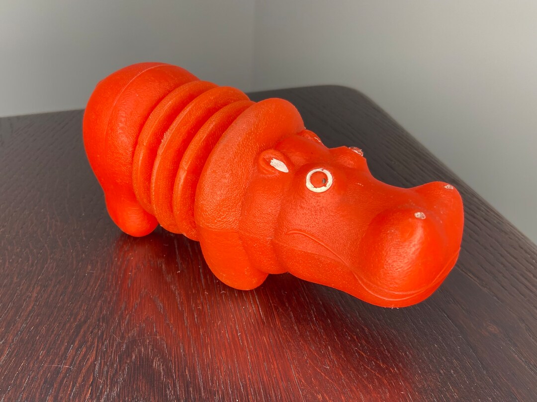 Very Rare Soviet Plastic Toy, Vintage Toy, USSR Toy, Soviet Hippo ...