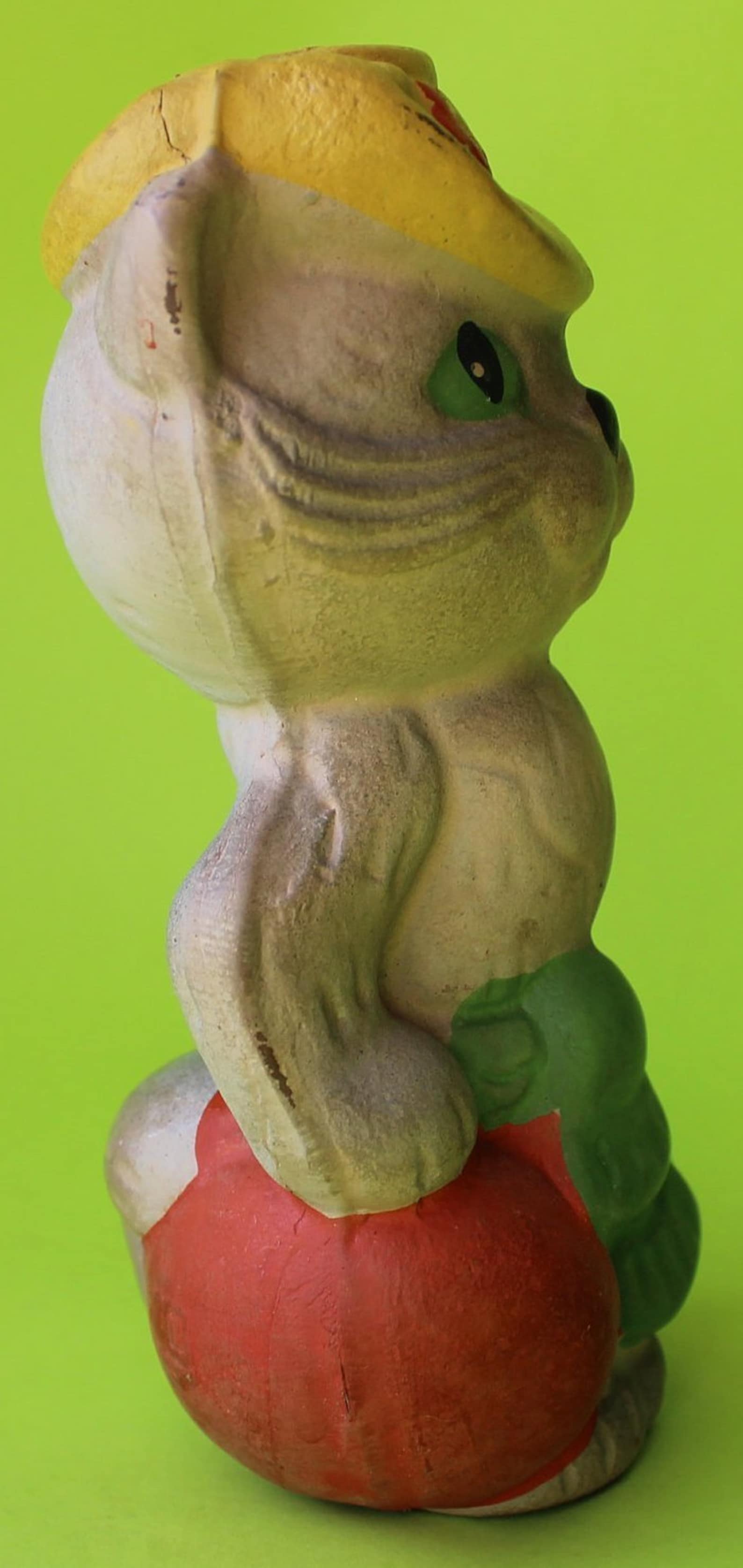 Very Rare Soviet Rubber Toy Cat With Hat Soviet Rubber Toy - Etsy