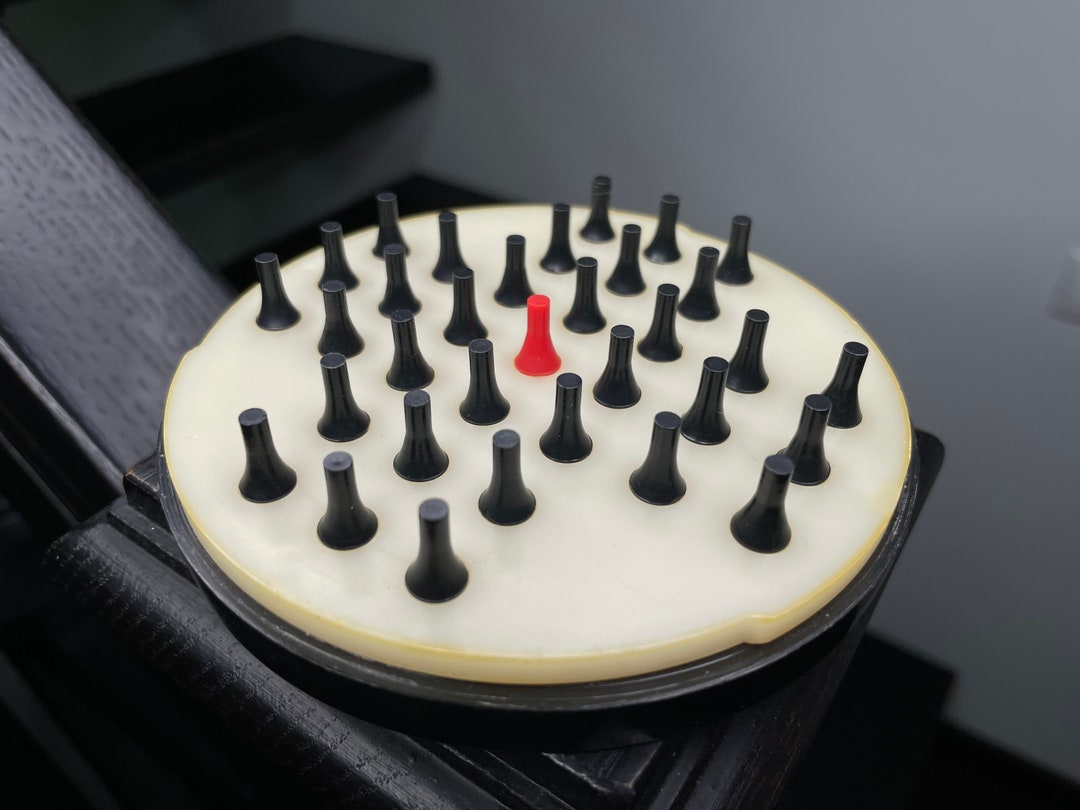 1983 Soviet Plastic Puzzle 33, Soviet Peg Solitaire, Soviet Game ...