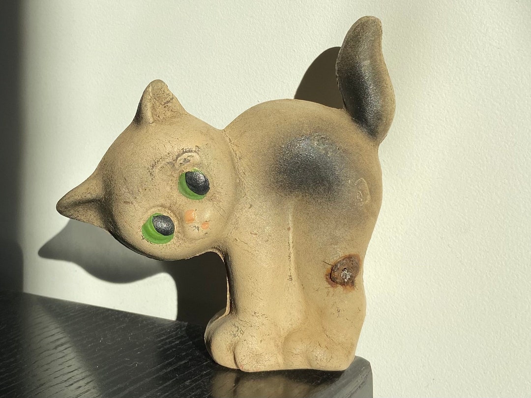 Unique Soviet Rubber Toy Cat, Soviet Rubber Toy, Vintage Toy, USSR Toy ...