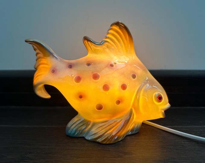 Unique Gdr Ceramic Night Light, Vintage Porcelain Lamp, Retro Porcelain ...