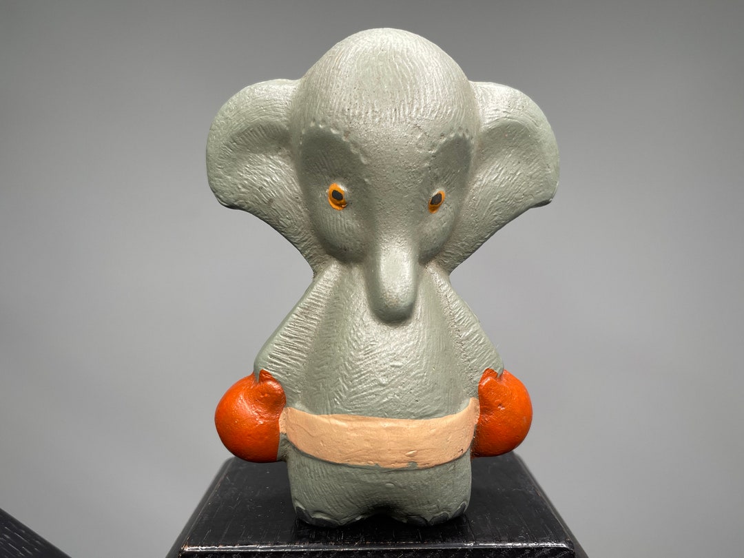 Soviet Elephant Toy, Vintage Rubber Elephant Toy, Retro Rubber Toy ...