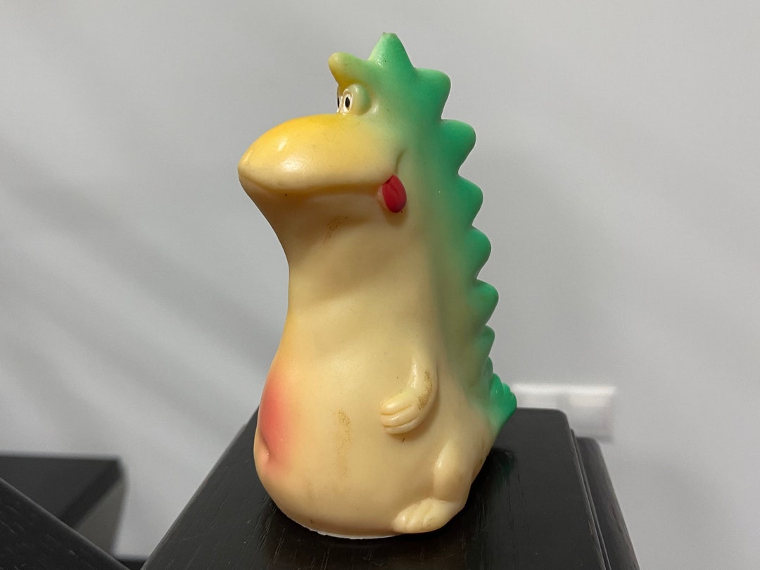Soviet Red Triangle Rubber Dragon Toy, Retro Toy Dragon, Vintage Dragon ...