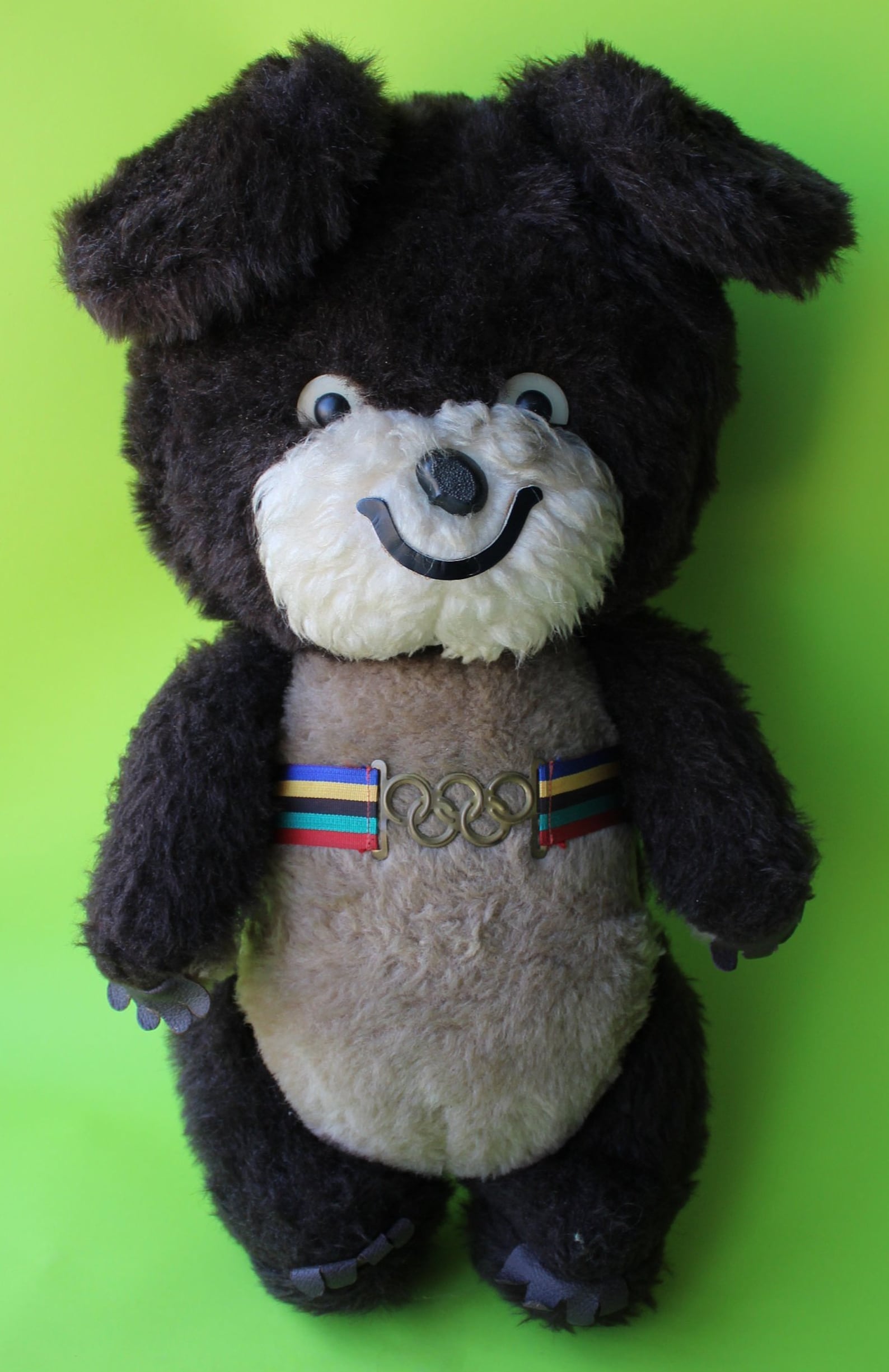 Soviet Plush Olympic Bear, Taddy Bear, USSR Toy, USSR Olympic Bear ...