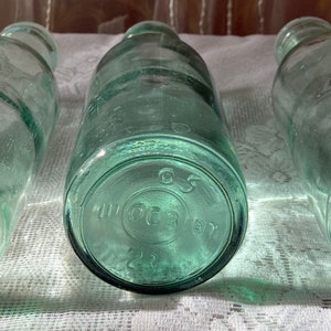 Soviet Set of 3 Milk Bottles, Soviet Bottles, Vintage Milk Bottles ...