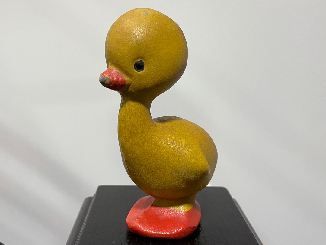 Soviet Rubber Toy Duck Red Triangle, Vintage Toy, USSR Toy, USSR Duck ...
