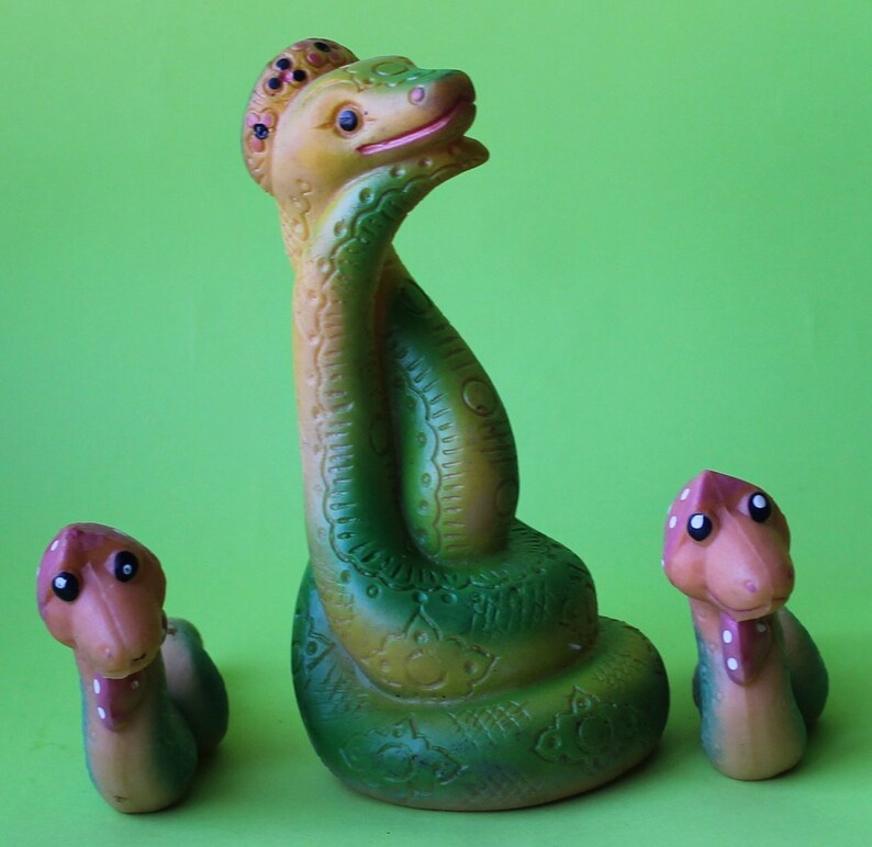 Soviet Rubber Snake, Vintage Toy, USSR Toy, Snakes, USSR Snake, Soviet ...