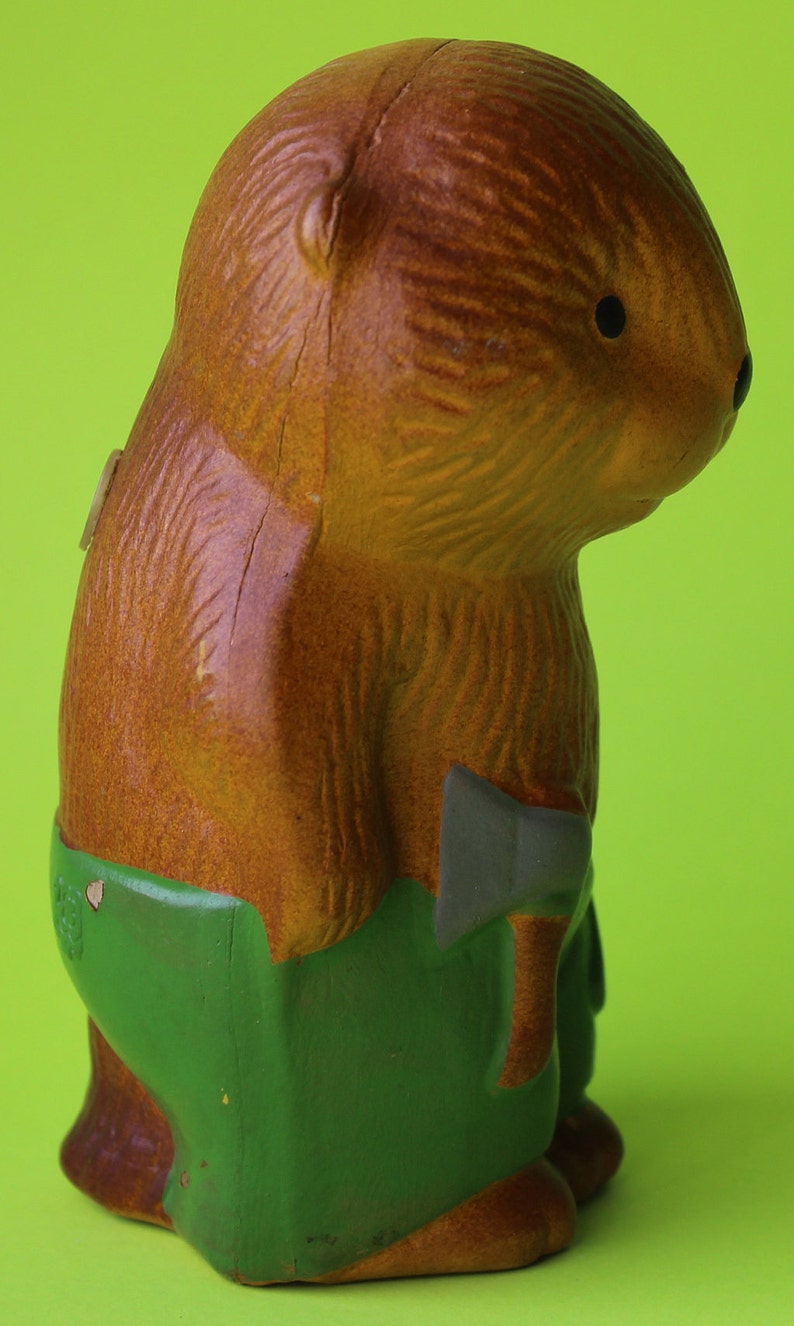 Soviet Rubber Toy Vintage Toy USSR Beaver Soviet Beaver - Etsy
