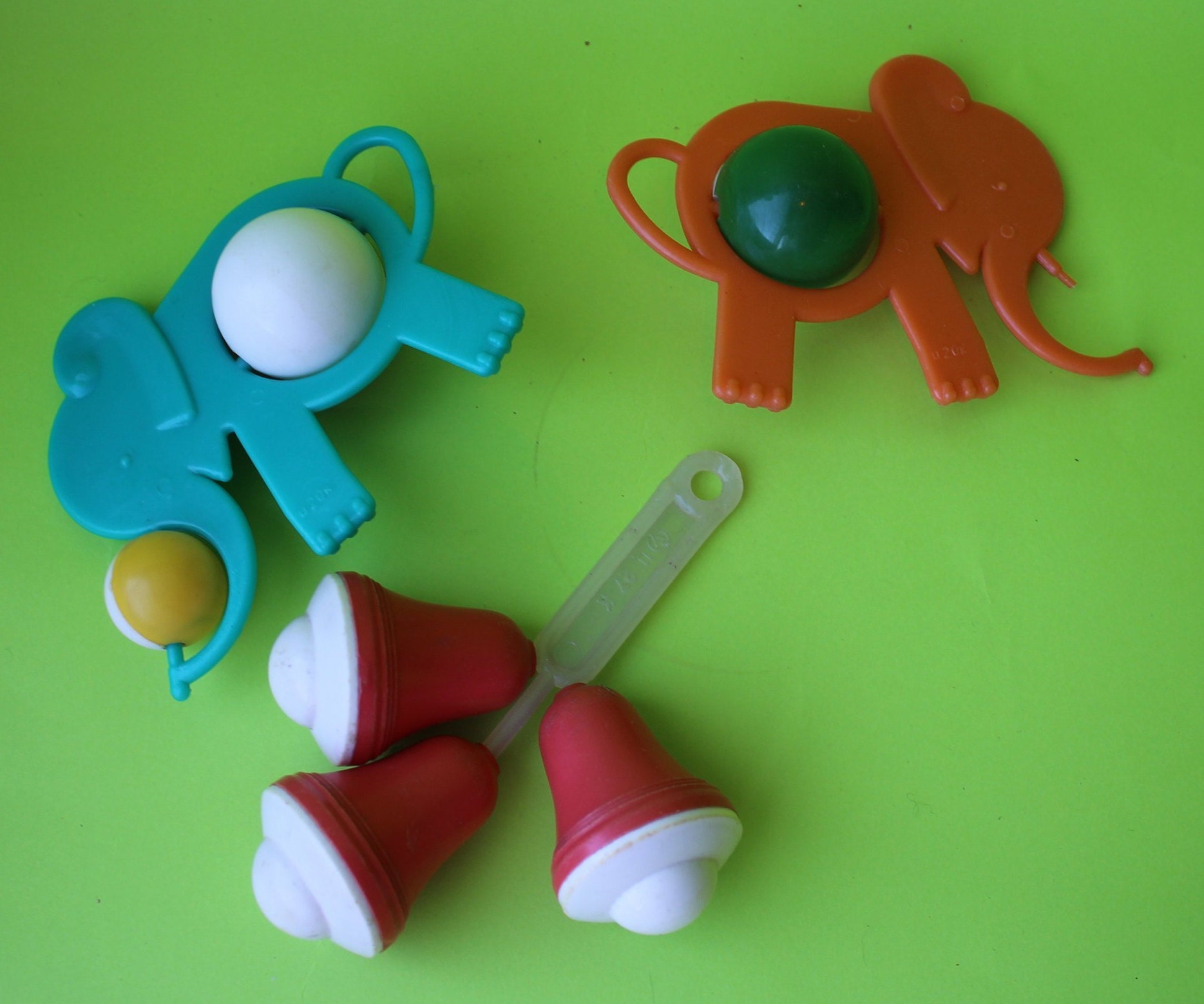 Soviet Plastic Toy Vintage Toy USSR Rattles Soviet Rattles | Etsy