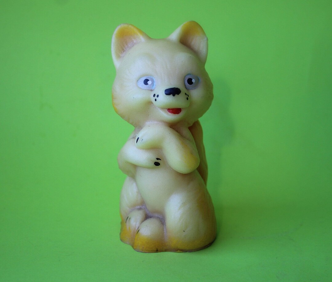 Soviet Rubber Toy, Vintage Toy, USSR Toy, Fox, USSR Fox, Soviet Fox ...