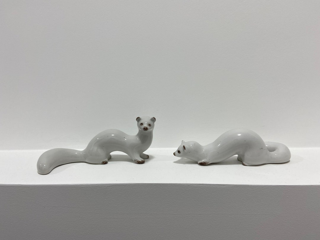 Soviet Porcelain Figurine Marten, Caress, Sable, Ermine, Vintage ...