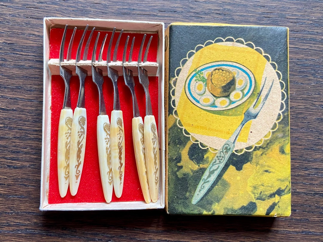 New Set of 6 Soviet Forks, Soviet Party Set, Soviet Tea Forks, Soviet ...