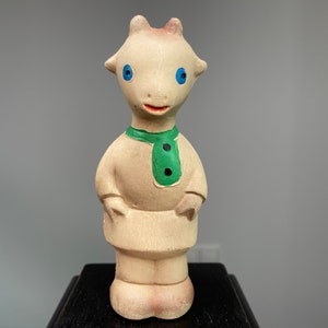 Soviet Rubber Toy, Vintage Toy, USSR Toy, Goat, Soviet Rubber Goat ...