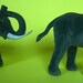 DDR Flocked Toy Vintage Toy Retro Elephant Elephant - Etsy