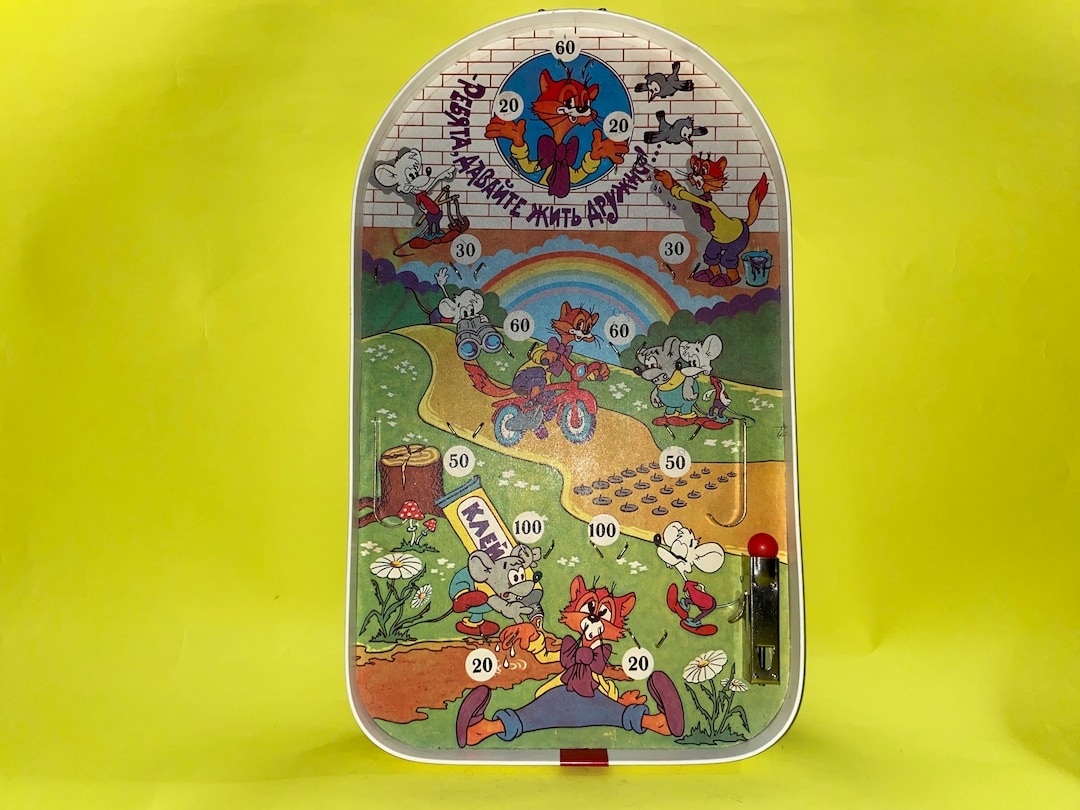 Vintage Leopold Pinball Game, USSR Toy, 1980s - Etsy
