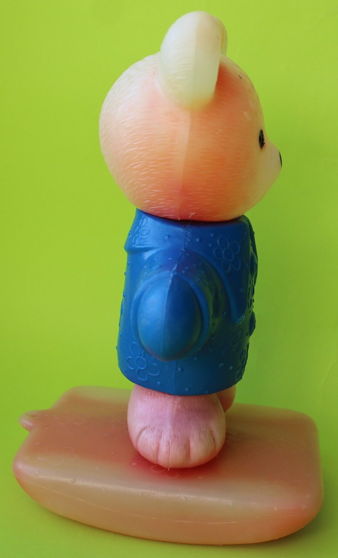 Soviet plastic toy vintage toy USSR toy soviet bear soviet | Etsy